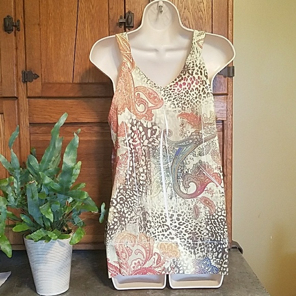 Cato | Tops | Nwot Cato Tunic Bohemian Tank Top Large Hippie | Poshmark